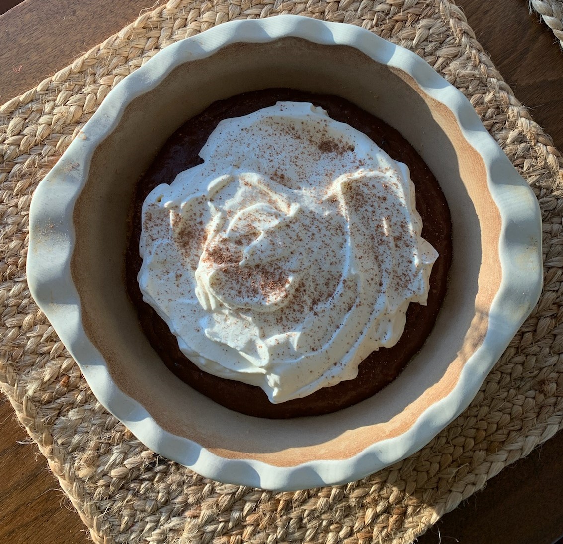 no-bake chocolate pie – haikuveg