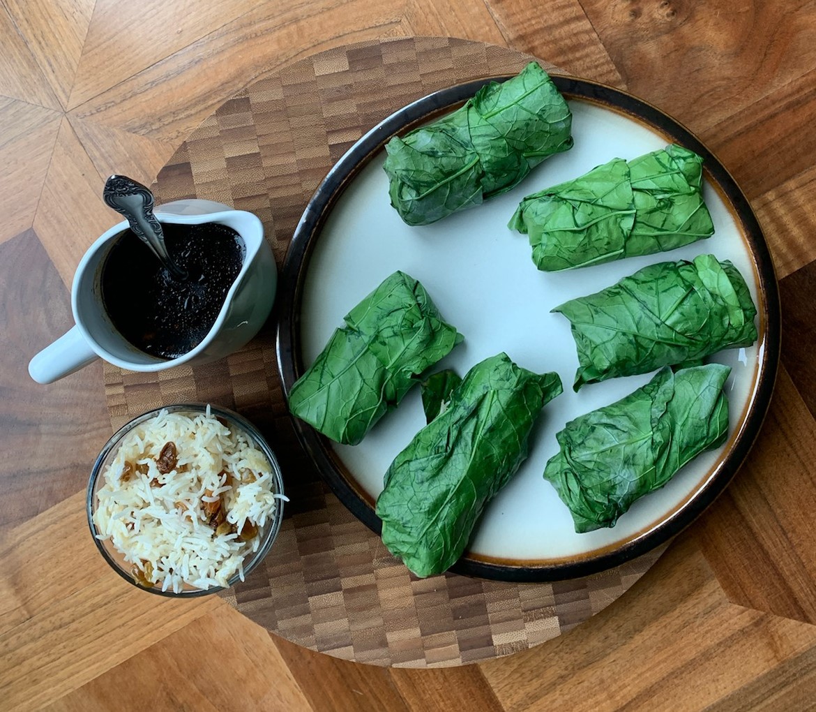 stuffed broccoli leaves – haikuveg