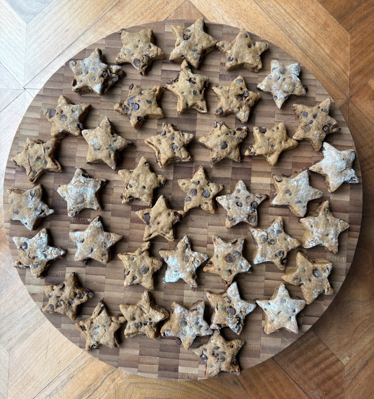 mini chocolate chip gingerbread stars – haikuveg